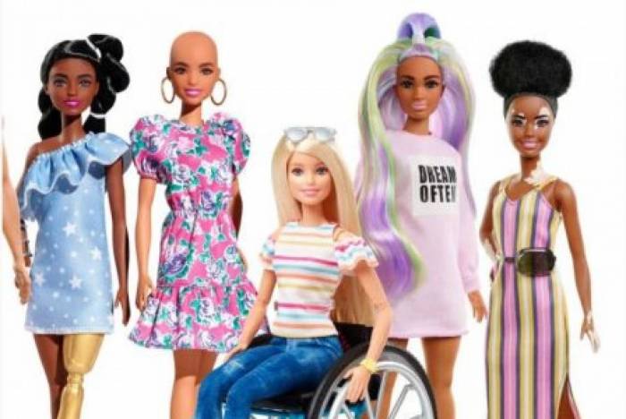 Mattel lança linha de bonecas Barbie sem cabelo e com vitiligo MH - Geral
