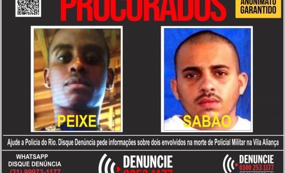 Disque Denúncia Pede Informações Sobre Chefes Do Tráfico Envolvidos Na