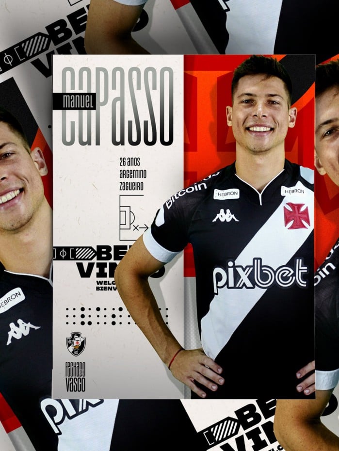 Vasco anuncia chegada do zagueiro argentino Manuel Capasso MH - Vasco