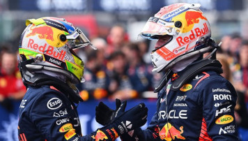 F1: Red Bull mantém domínio na Bélgica, com Verstappen em 1º e Pérez em 2º; Leclerc fecha ...
