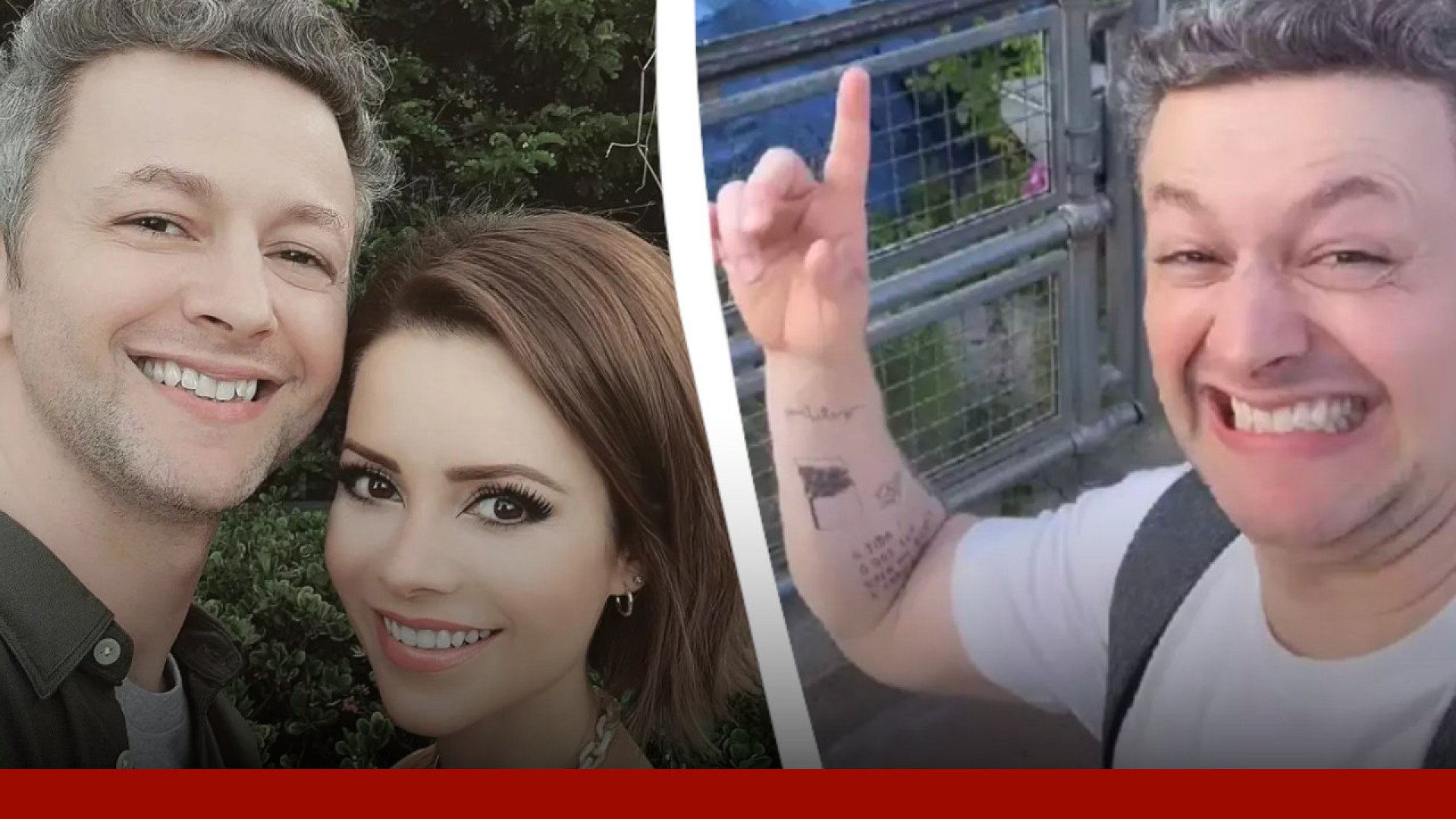 Sandy e Lucas fizeram tatuagem de casal pouco antes da separação