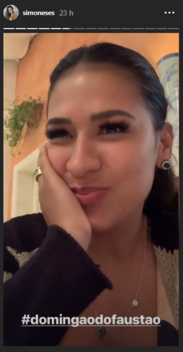 Faustão paga conta cara de Simone, e sertaneja fica envergonhada